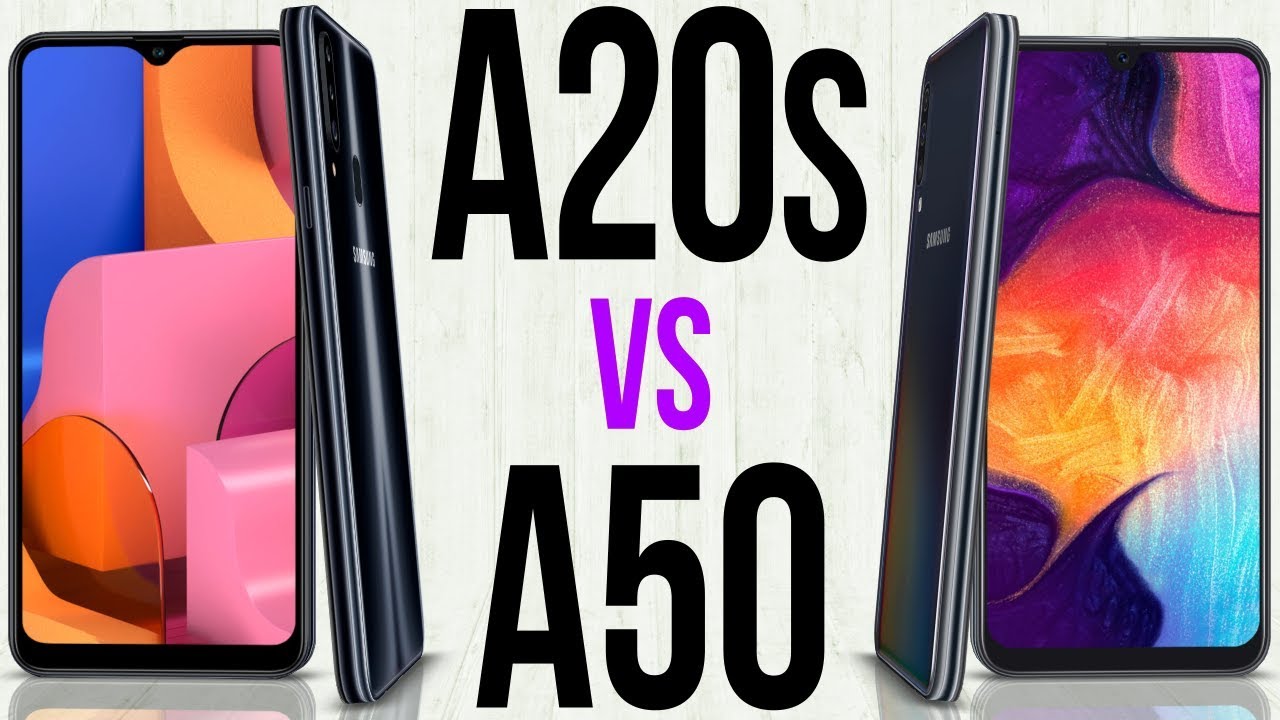 A20s vs A50 (Comparativo) - YouTube