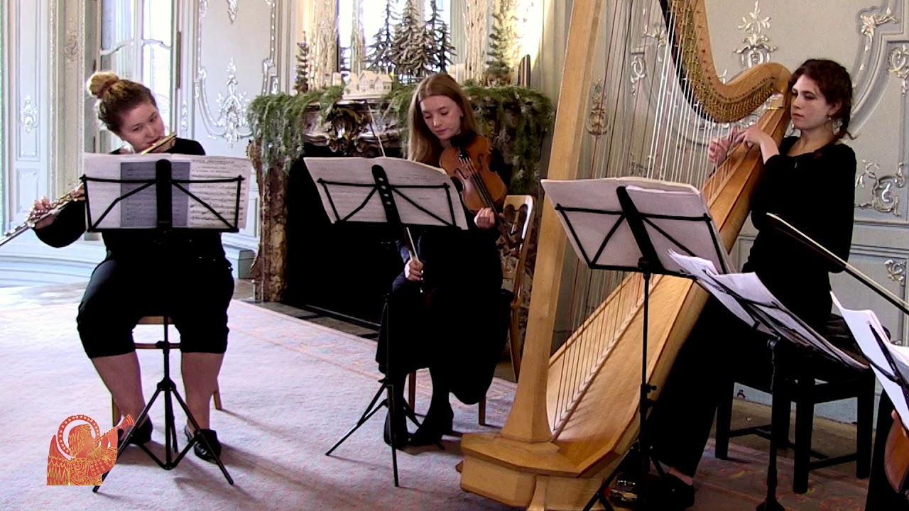 Cherubim Harp Ensemble - Suite Médiévale (Daniel-Lesur) - YouTube