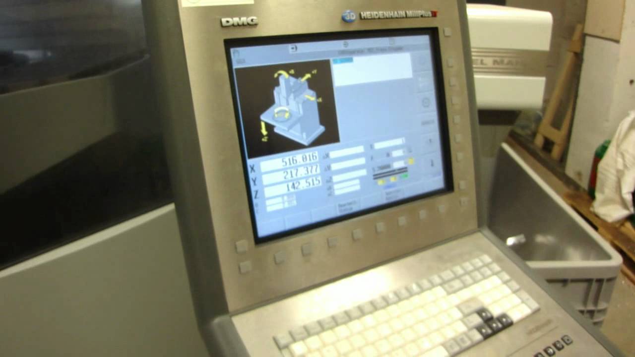 57299 - DMG - DMU 80 monoBLOCK - Universal Milling Machine - CNC - YouTube