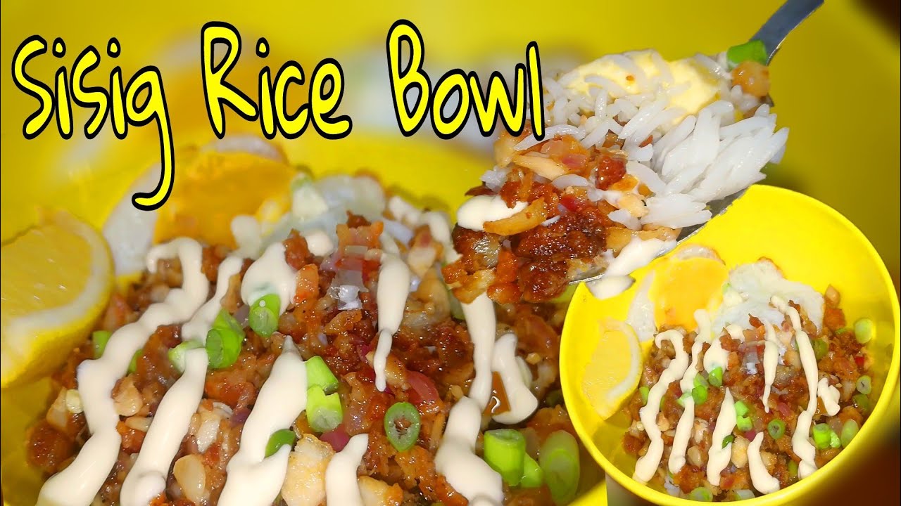 Tayo ng Magluto ng Masarap na Sisig Rice Bowl!Sobrang Dali lang - YouTube