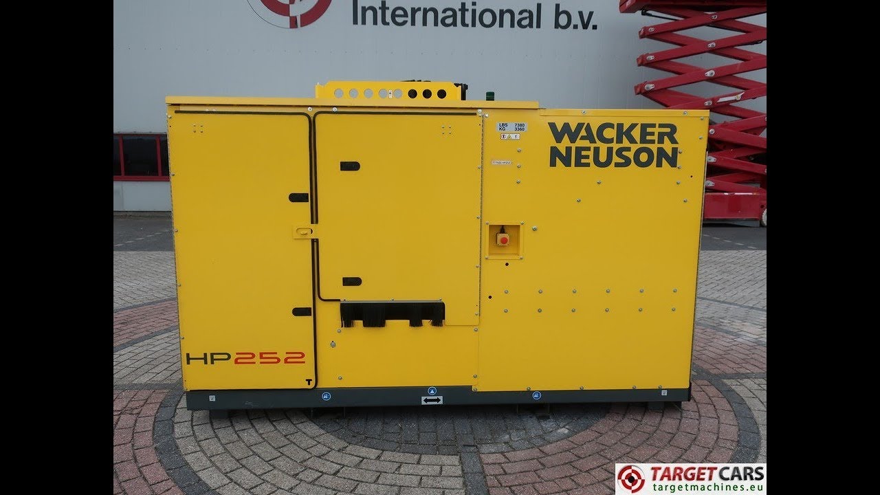 777920 WACKER NEUSON HP252 HYDRONIC AIR HEATER 0620249 2014 20281320 ...