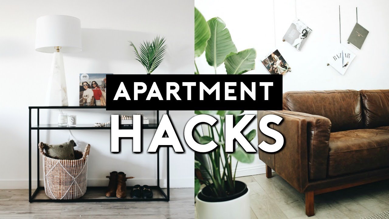SMALL APARTMENT HACKS AND INTERIOR DESIGN TIPS | Nastazsa - YouTube