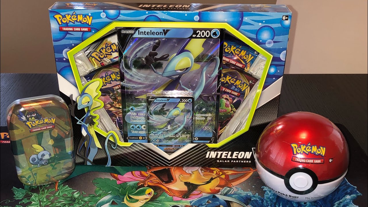 INTELEON V! Pokémon Card Opening - YouTube