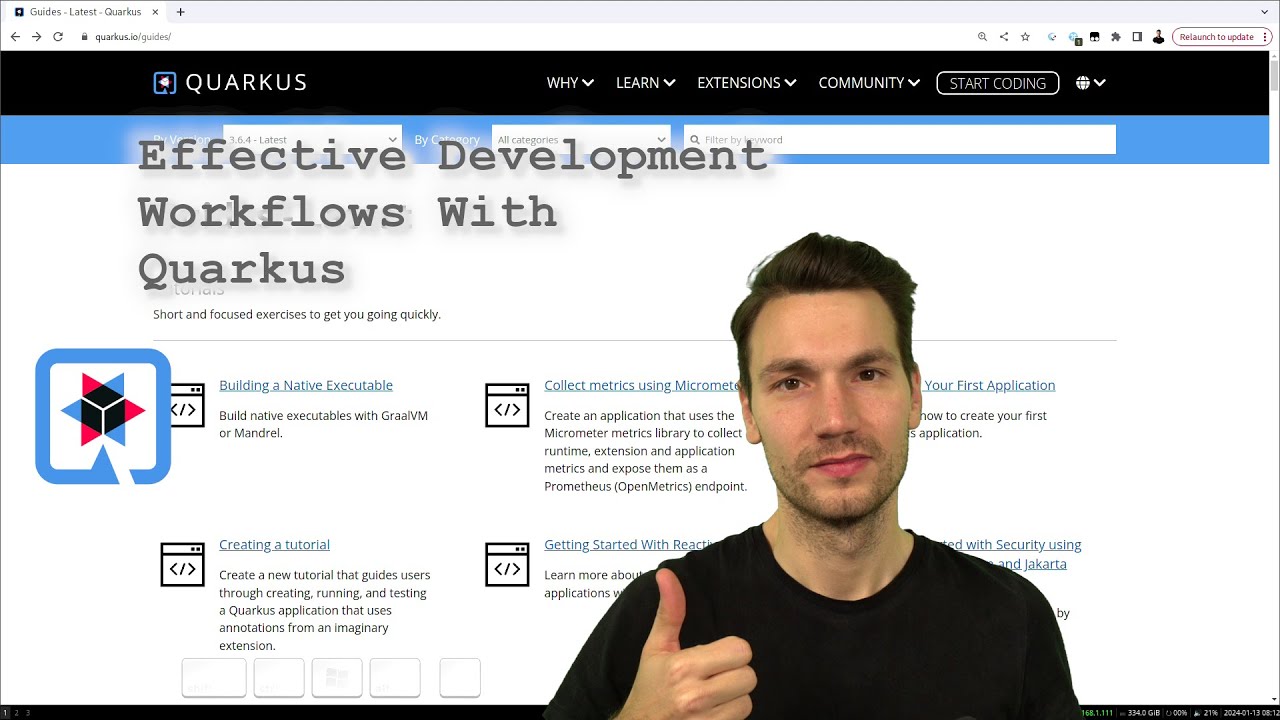 Effective Developer Workflows With Quarkus - YouTube