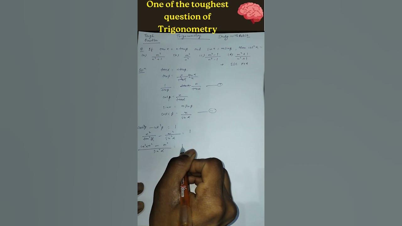 Trigonometry Ki Sabse Khatarnak Question Class 10th Level shorts trigonometry-ki-sabse-khatarnak-question-class-10th-level-shorts