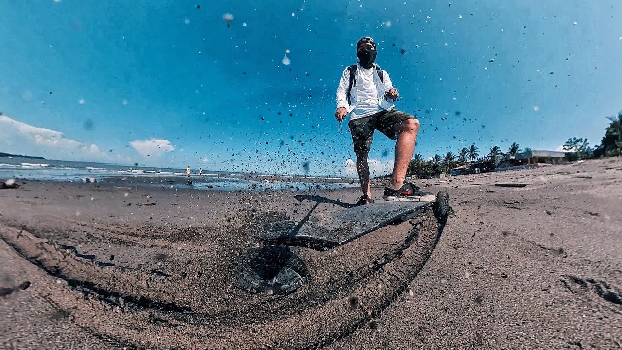 SKATING ON SAND - is it possible??? - YouTube