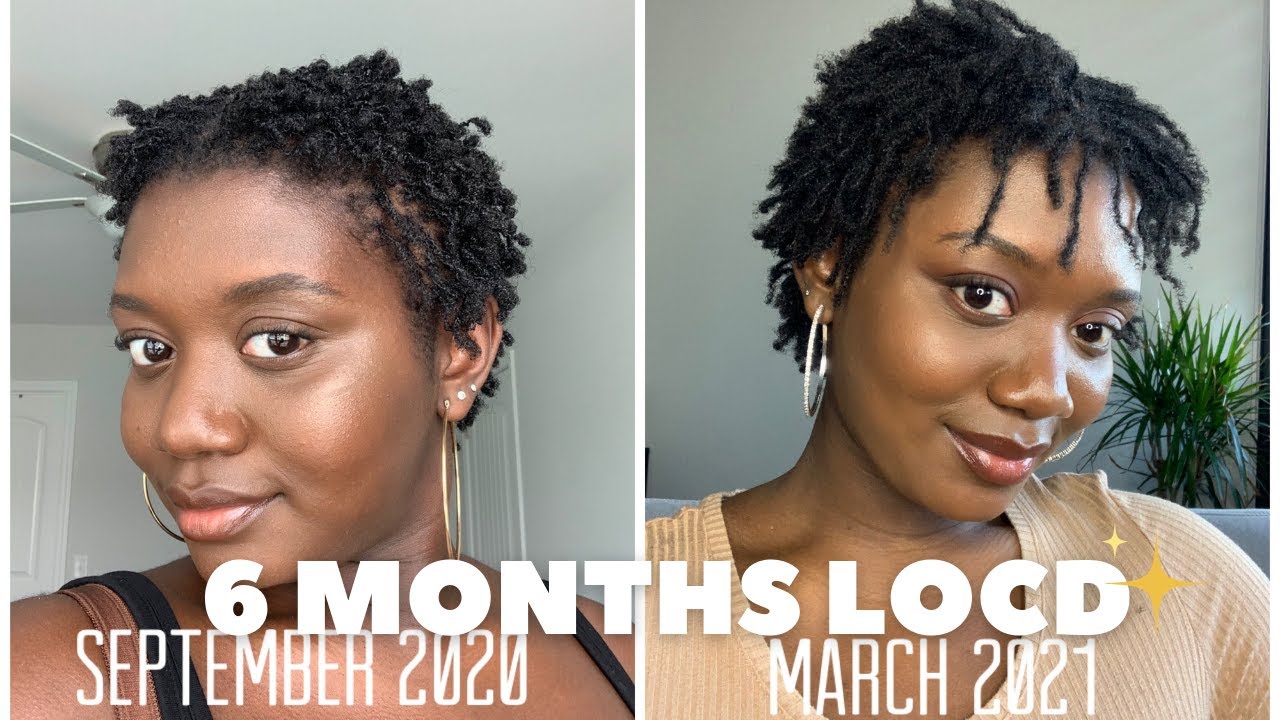 6 MONTH MICROLOCS UPDATE|Dyeing Locs, Budding, Lint + GIVEAWAY! - YouTube