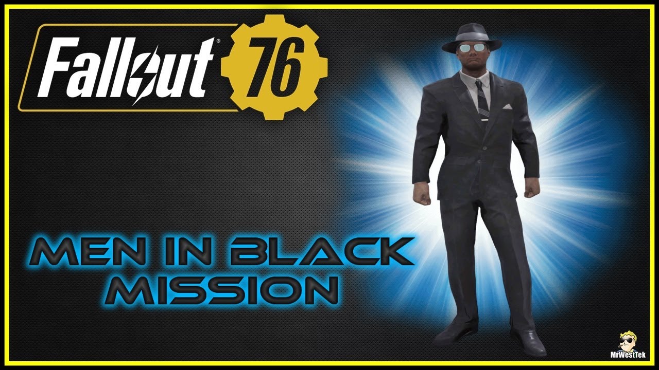 Secret Men In Black Quest (Emissary) - Fallout 76 - YouTube