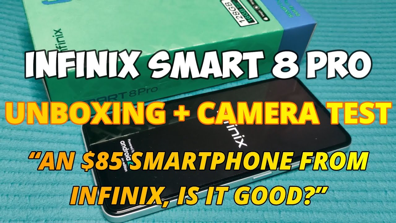 Infinix Smart 8 Pro Unboxing and Camera Test - YouTube