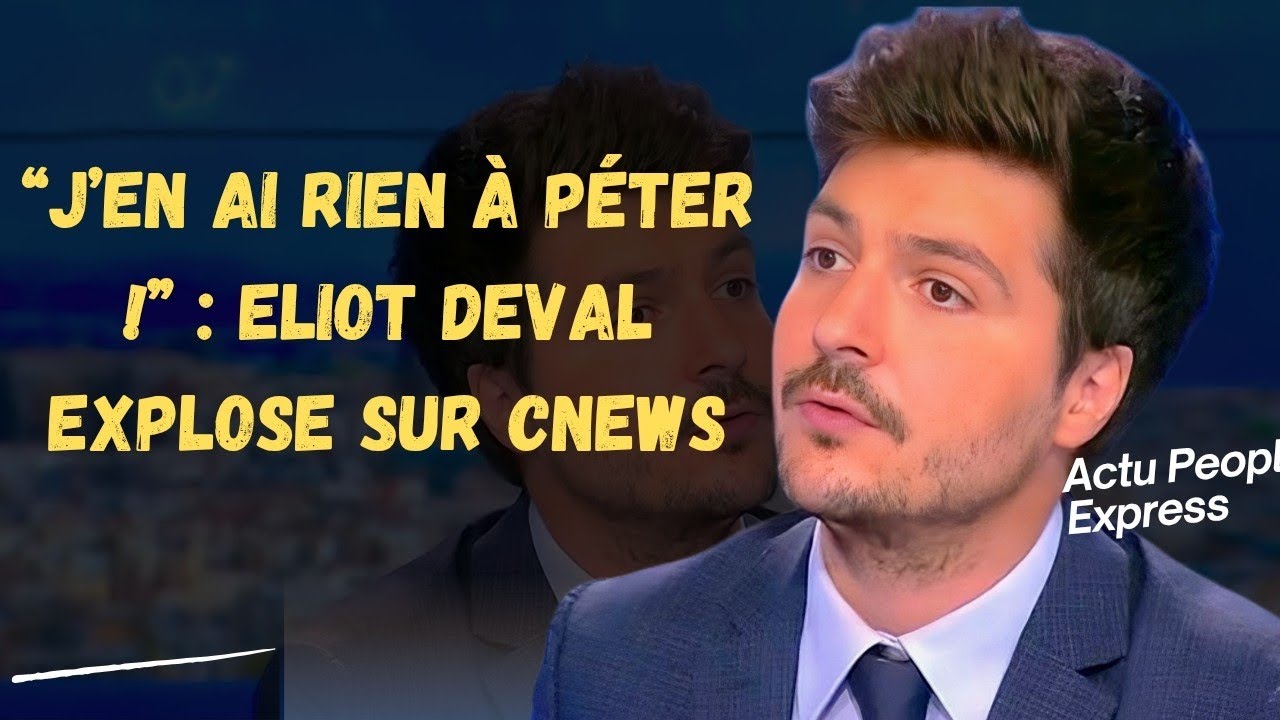“J’en ai rien à péter !” : Eliot Deval explose contre Sandrine Rousseau ...