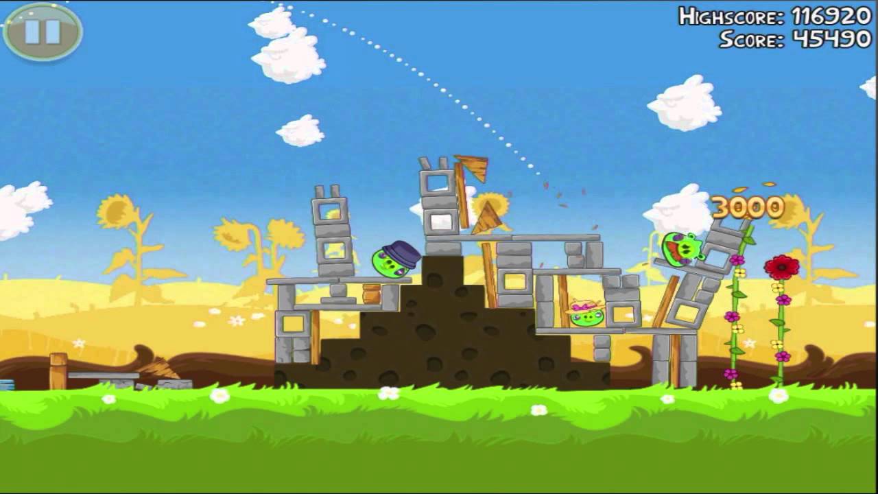 Angry Birds Seasons - Summer Pignic 1-10 - 3 Stars Walk Thru - YouTube