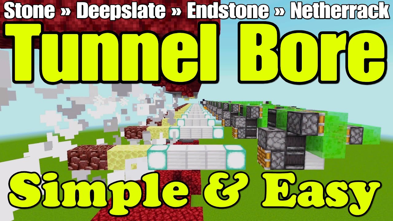 Best Infinitely Expandable TNT Tunnel Bore!!! (Simple & Easy ...