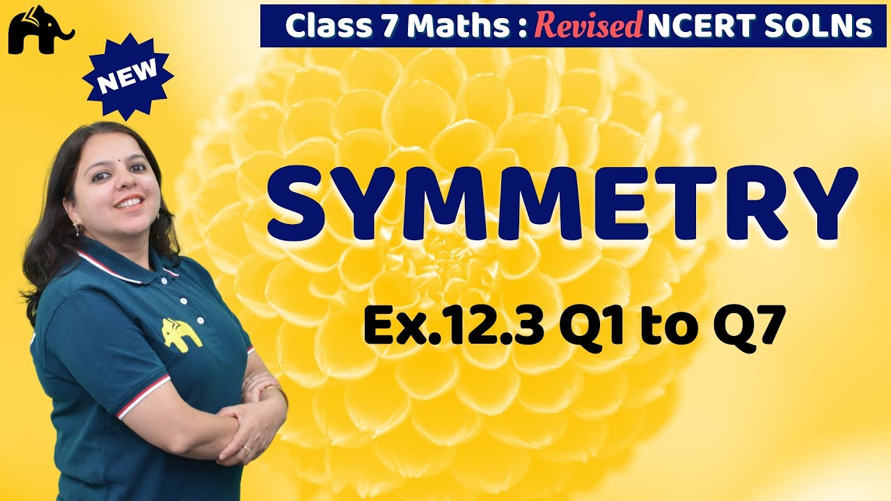 Symmetry Class 7 Maths | Revised NCERT Solutions | Chapter 12 Exercise ...