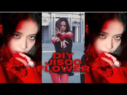 Diy jisoo flower ring 💍 / jisoo craft / handmade craft #nishachauhan # ...