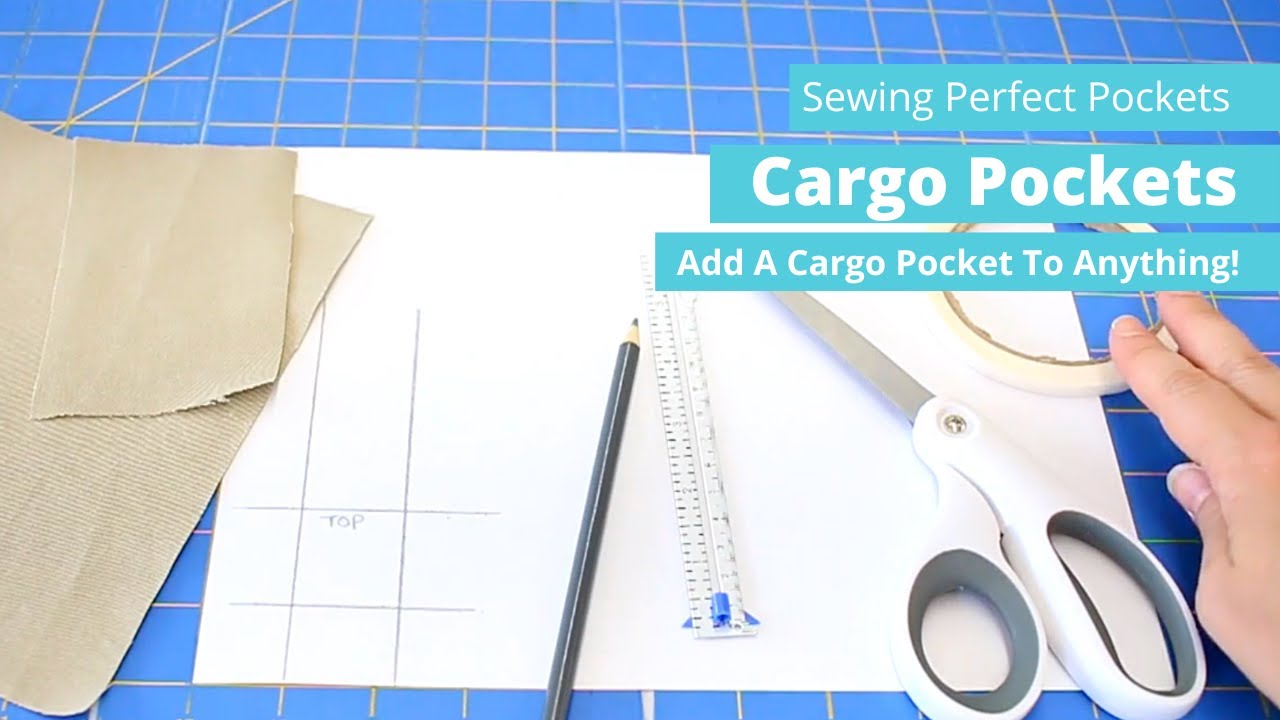 How To Sew A Cargo Pocket on Anything! - YouTube