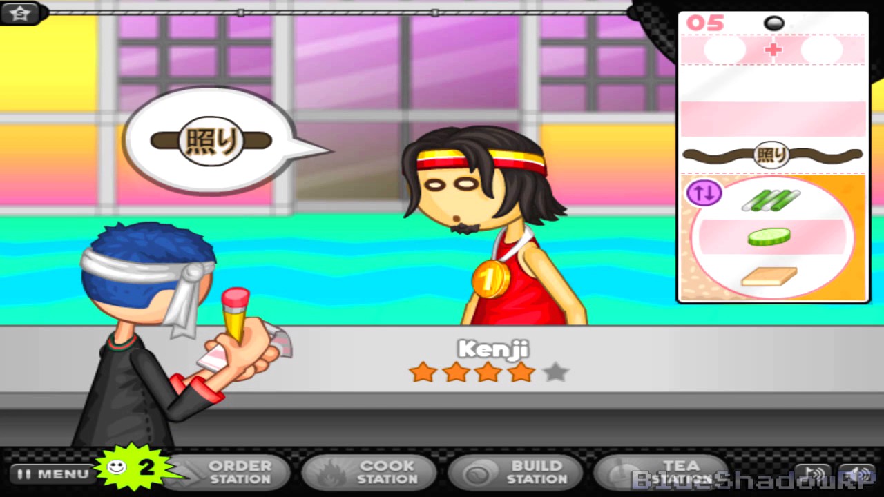 Papa's Sushiria - Enter Summer Luau - YouTube