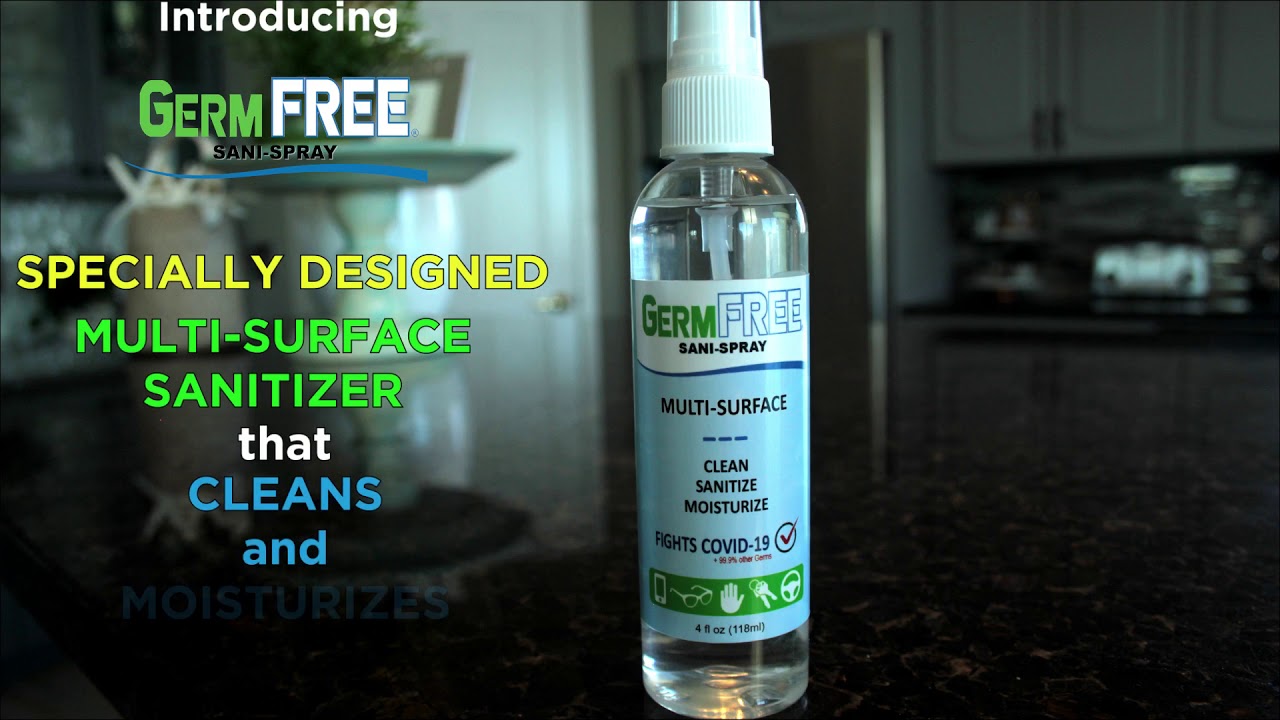 Germ Free Spray - YouTube