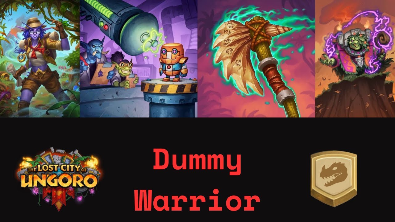 Dummy Warrior, What A Nice Deck! (Hearthstone Standard) - YouTube