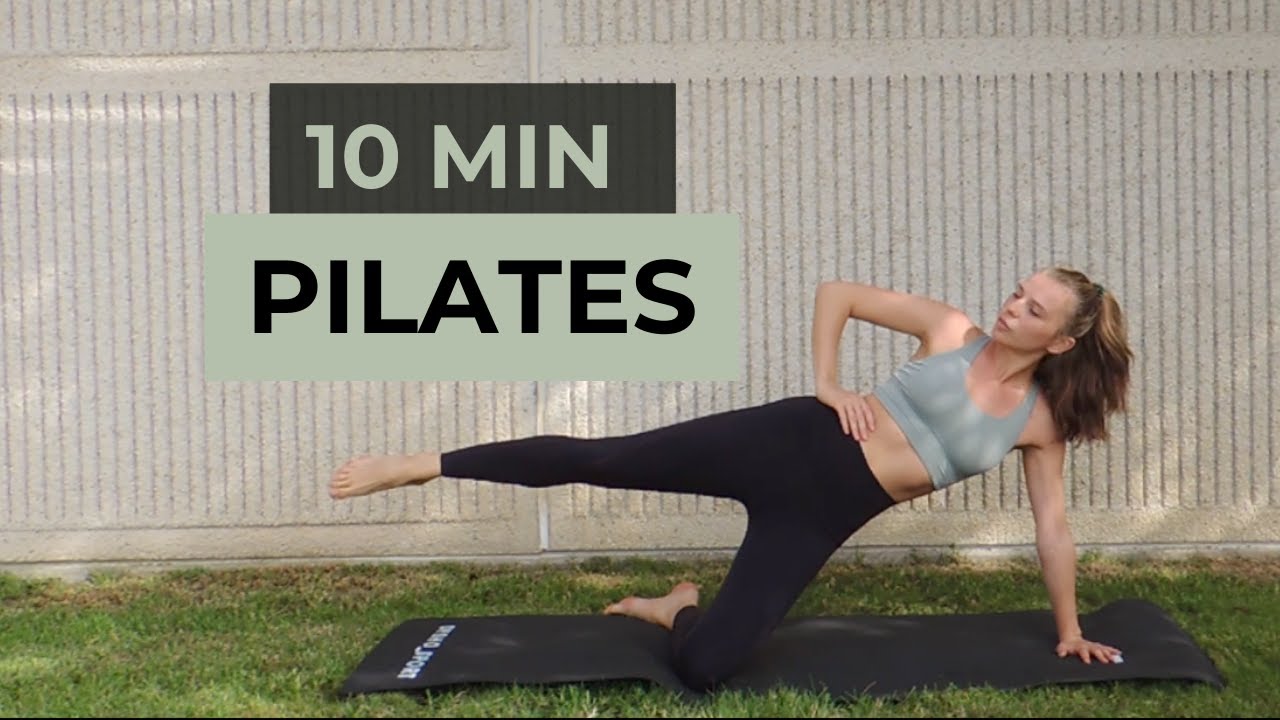 10 MIN PILATES - Full-Body Pilates Workout: Strengthen & Tone - YouTube
