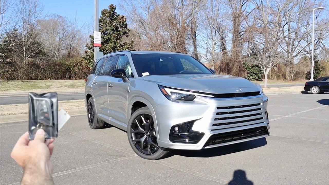 2024 Lexus TX500h F Sport: Start Up, Test Drive, Walkaround, POV and ...