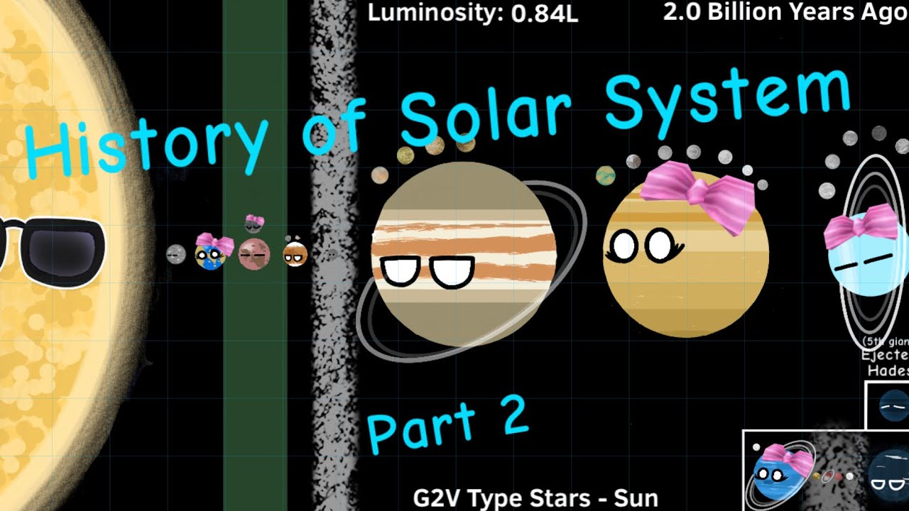 History of Solar System - Part 2 (3.4 - 2.0 Billion Years Ago) - YouTube