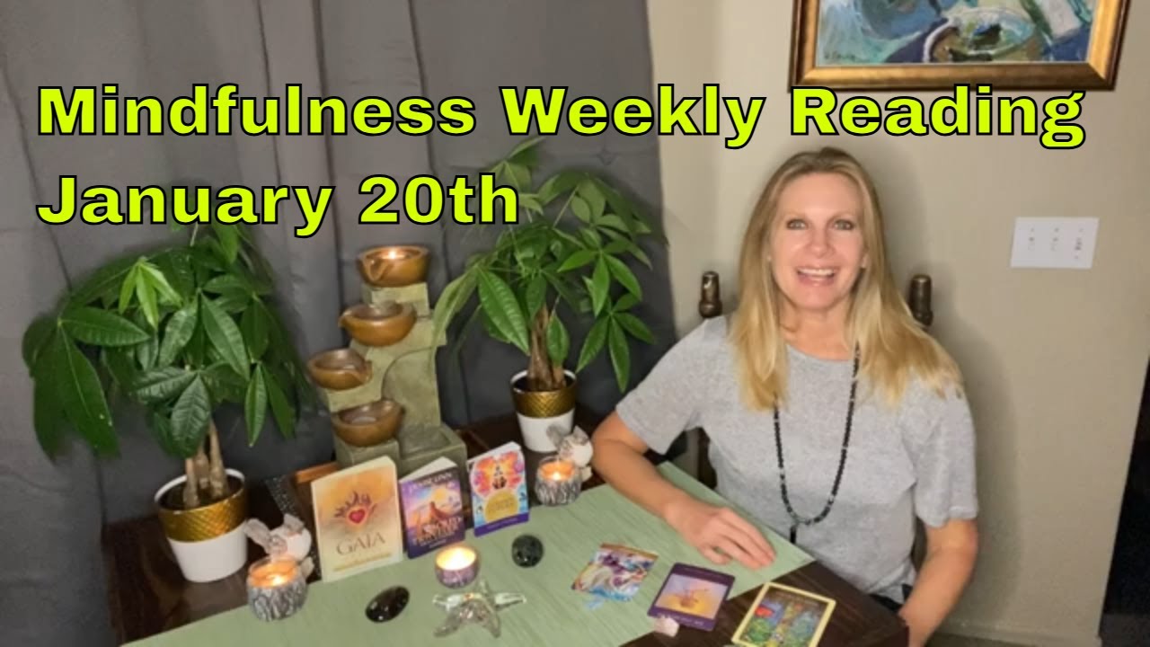 Mindfulness weekly reading January 20th - YouTube