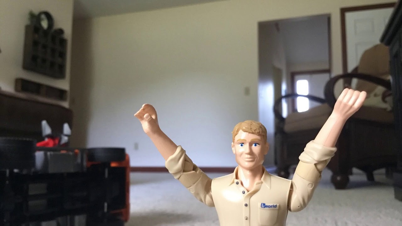 Kids Bruder Toys Stop Motion - Garbage Truck Crash - YouTube