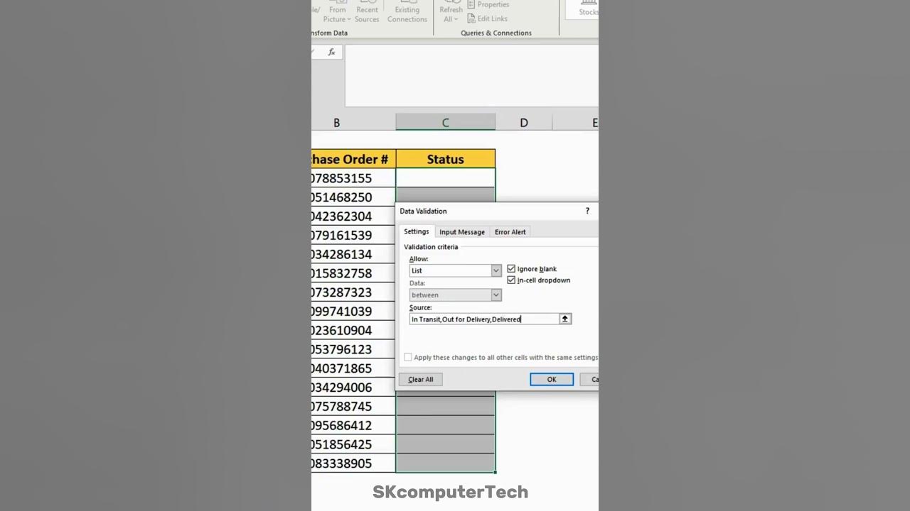 How To Create Color Wise Drop Down List In Ms Excel Data Validation Conditional Formatting 