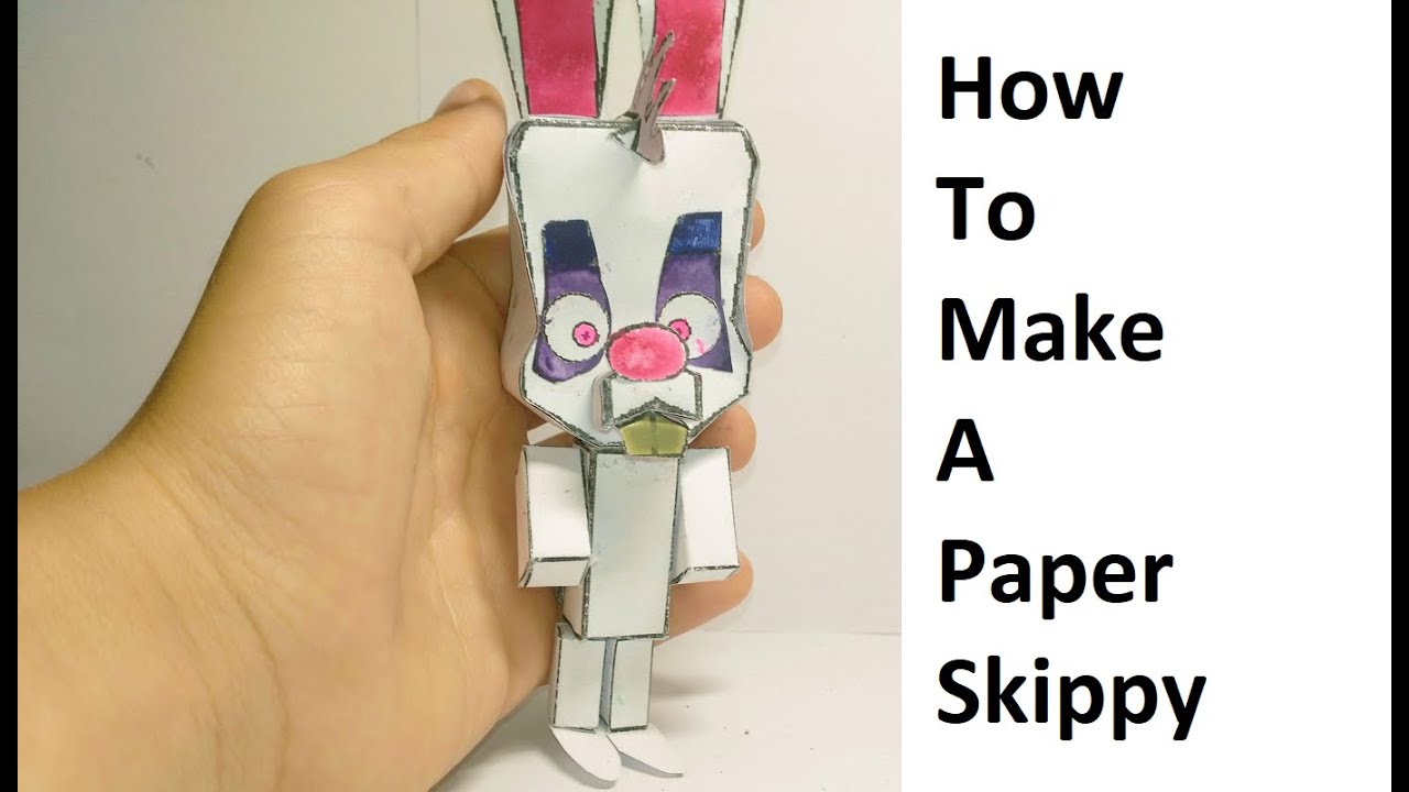 How to make a paper Skippy ( Zooba ) Papercraft toy. Easy to make ...