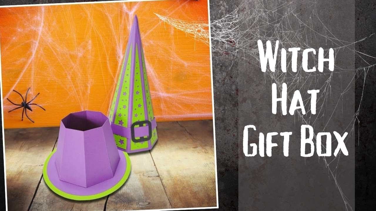 Witches Hat Gift Box Tutorial | Halloween Crafting! - YouTube