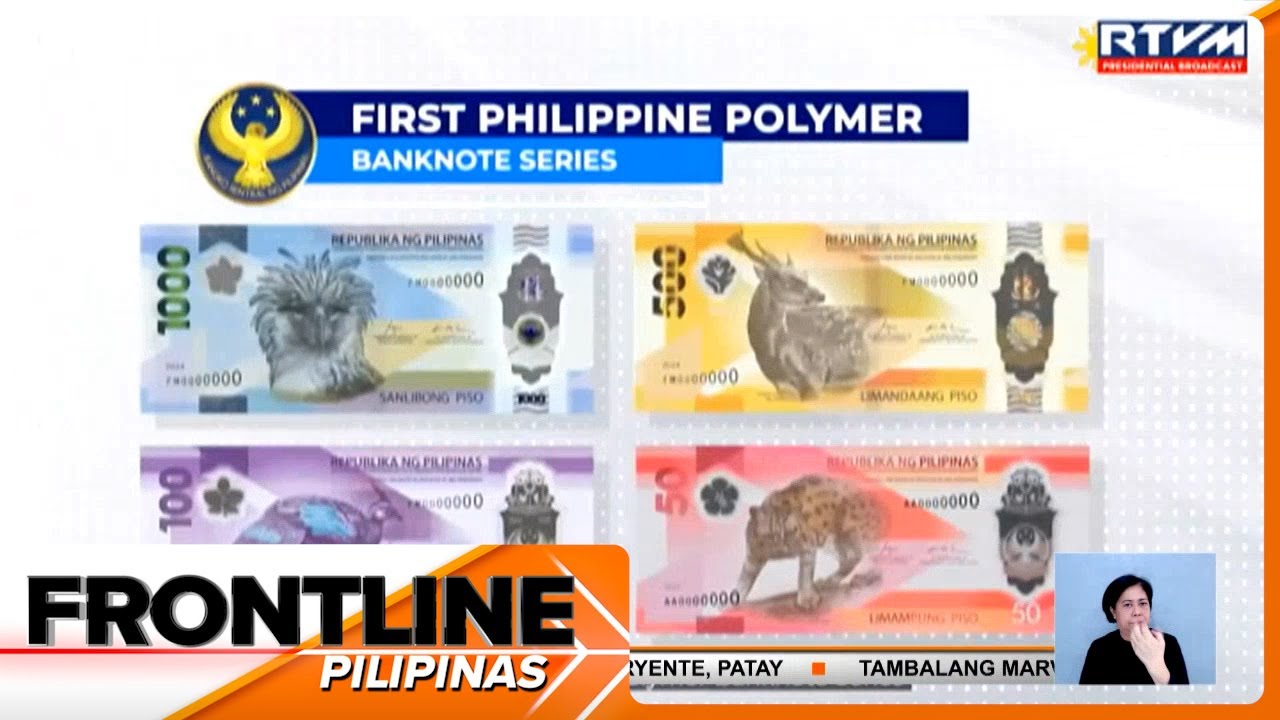 Bagong set ng polymer banknotes, isinapubliko na ng BSP | Frontline ...