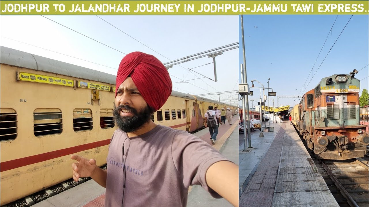 Journey To Jalandhar Journey In 19225 BGKT JAT Express Jal Sewa