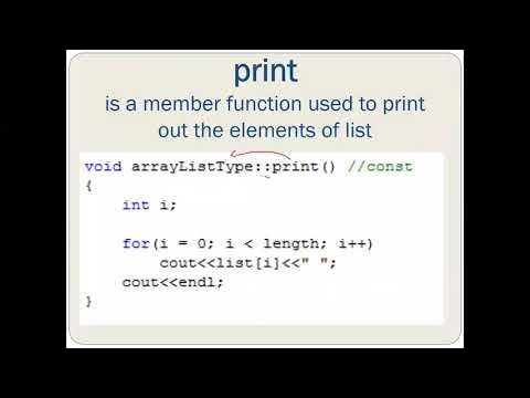 07 Array Based Lists 6 - YouTube