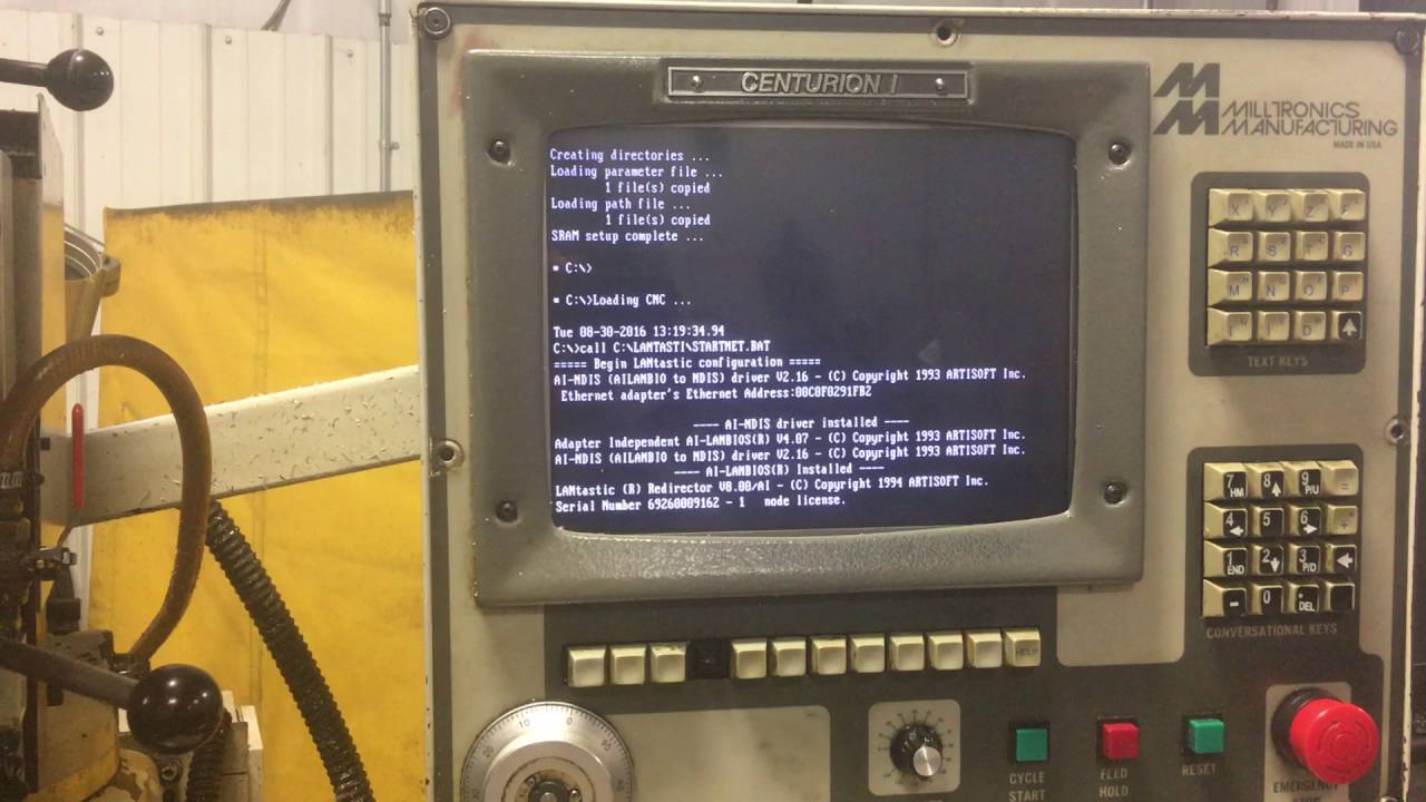 Milltronics VK04 CNC 3-Axis CNC Vertical Milling Machine - YouTube