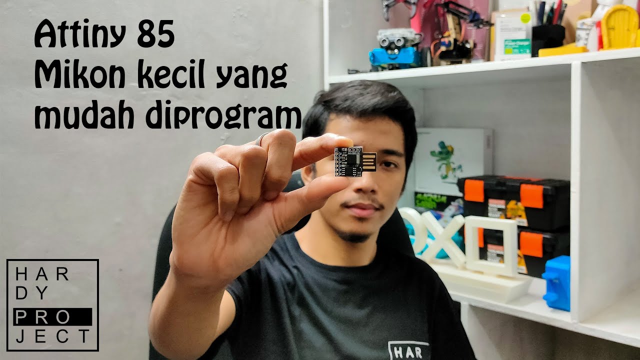Cara memprogram Attiny 85 - YouTube