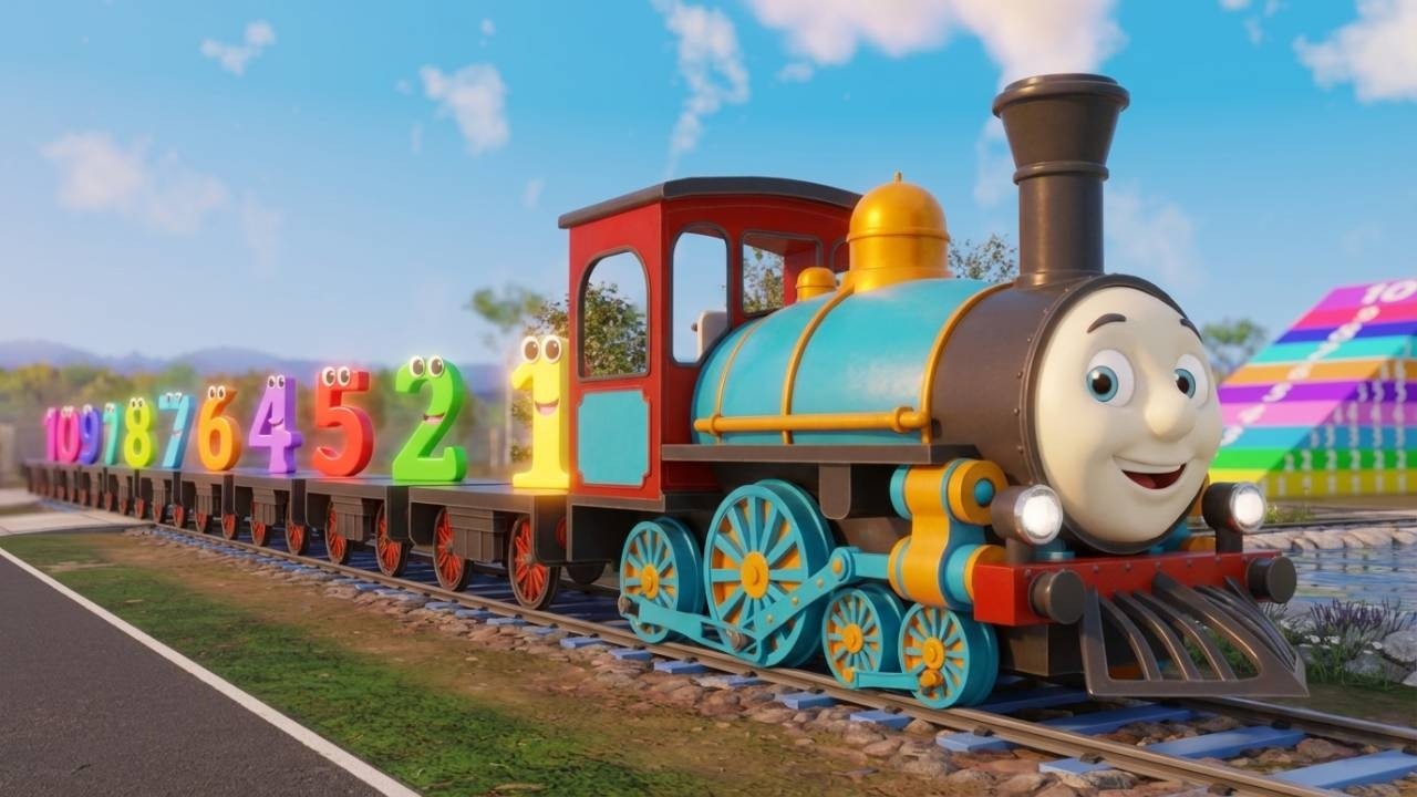 Learn Numbers | Fun with Choo Choo Train & Monster Truck | Bebetune ...