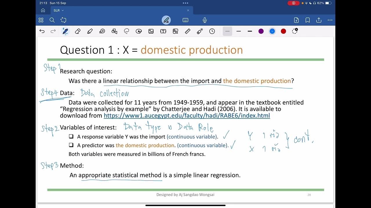 DL1.13: scatterplot 3 ตัวอย่าง Simple Linear Regression by data ...