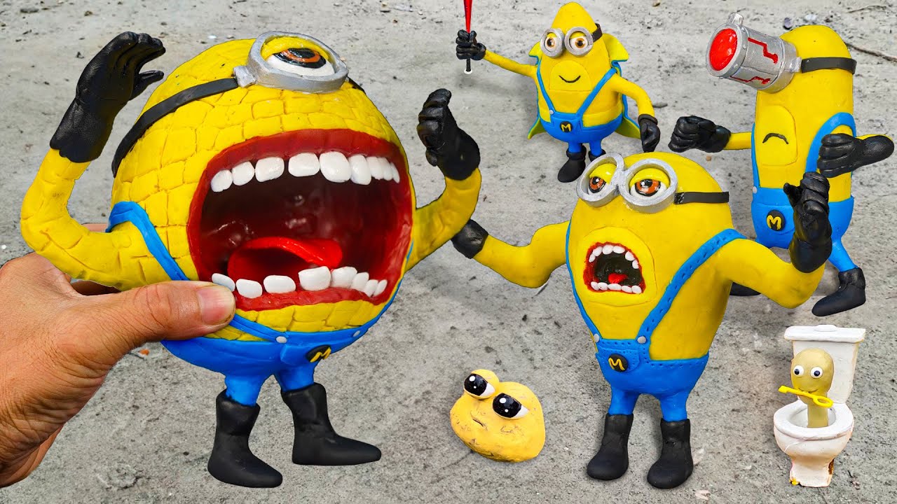 I catch the DESPICABLE ME 4 - Mega Minions in the beach - YouTube