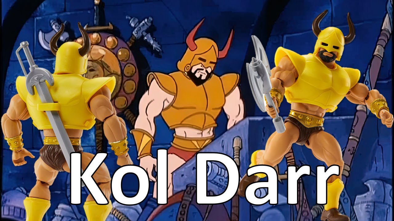 Masters of the Universe Origins Kol Darr Action Figure - YouTube