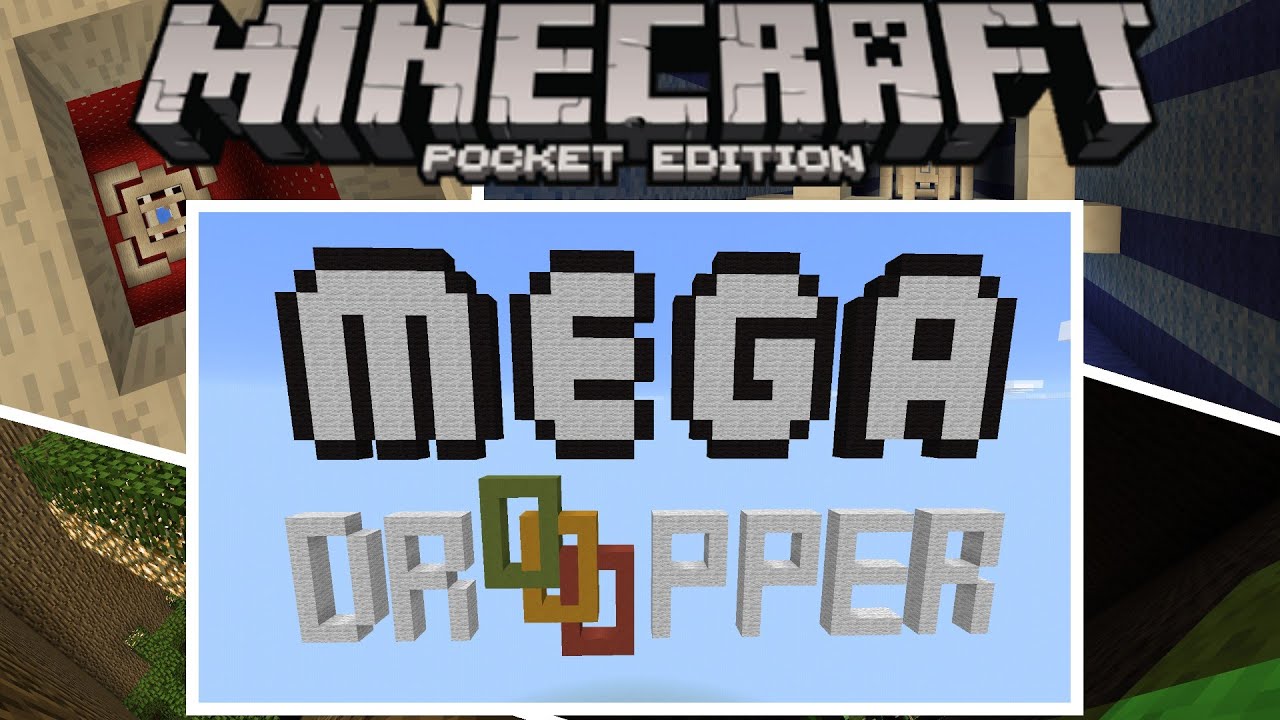 [MCPE] - THE MEGA DROPPER!! - Map Gameplay - YouTube