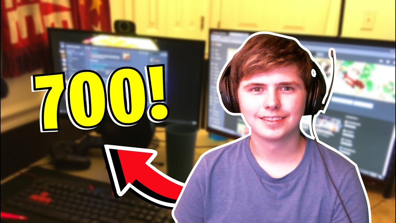 THIS IS MY GAMING SETUP! (700 Subscriber Room Tour) - YouTube