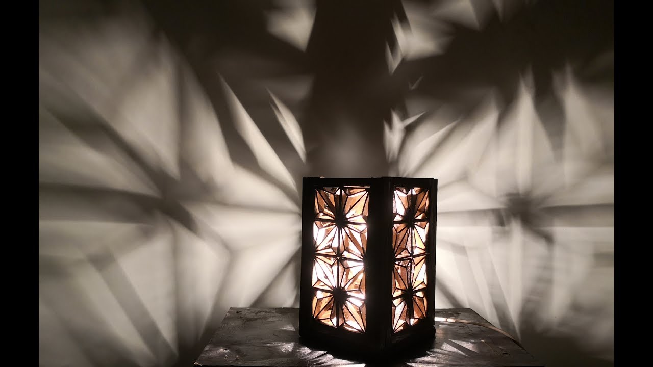 Popsicle Stick craft How To Make Table Lamp With Popsicle Stick - YouTube