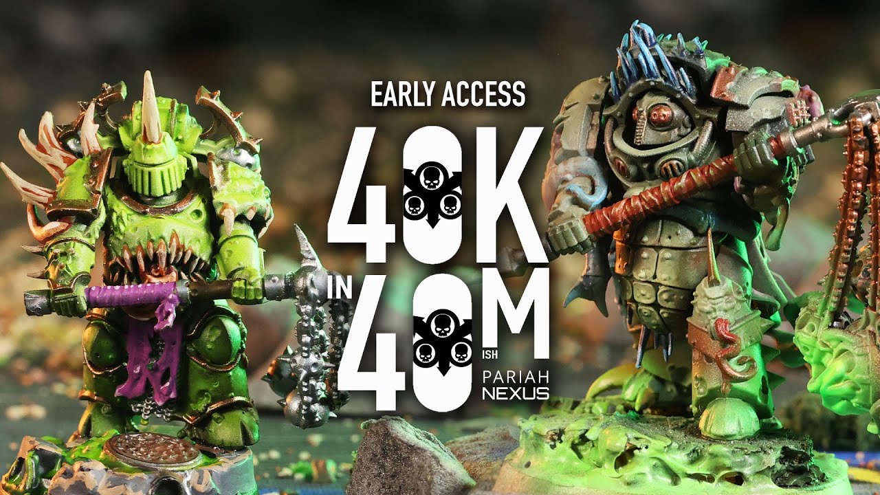 EARLY ACCESS: Death Guard Civil War - Mortarion vs Typhus - YouTube