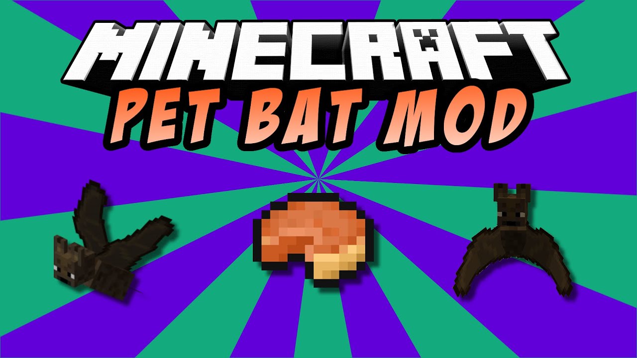 PET BAT MOD: Murciélago Como Mascota - Minecraft Mod 1.7.10/1.7.2 - YouTube