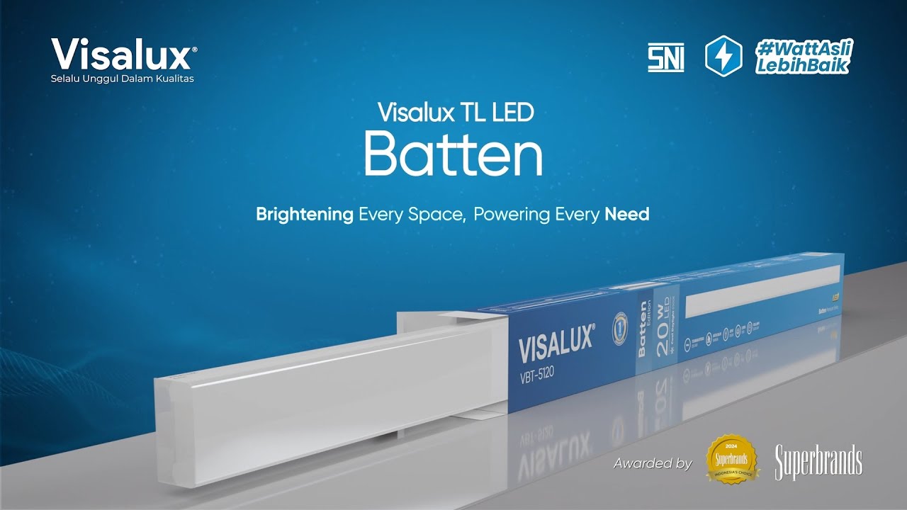 Visalux TL LED Batten - Visalux Indonesia - YouTube