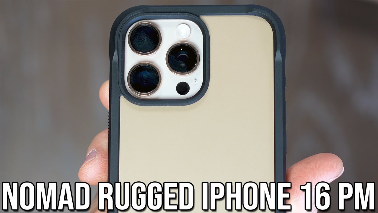 Nomad Rugged iPhone 16 Pro Max Case - YouTube