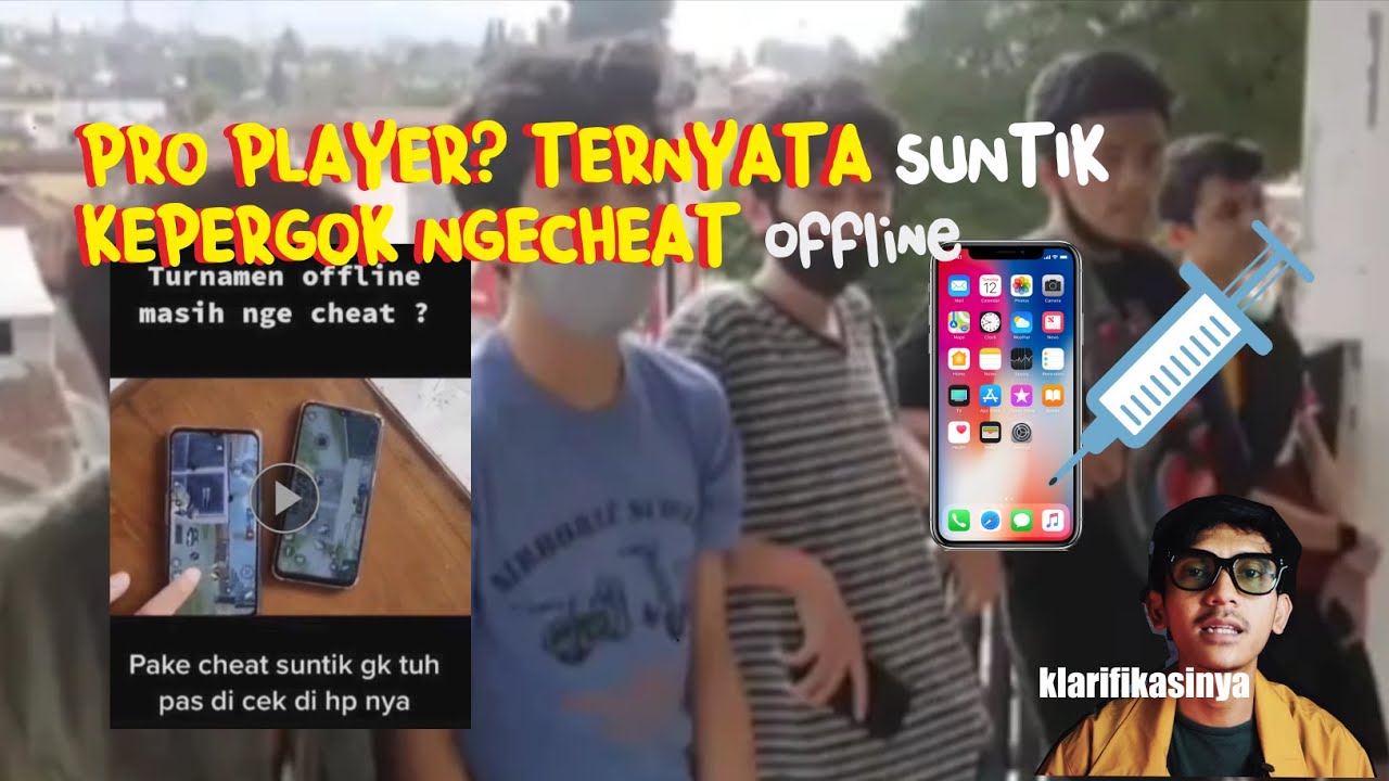 viral ! SUNTIK CHEAT SAAT TOURNAMENT OFFLINE ? pro player ini ketahuan ...