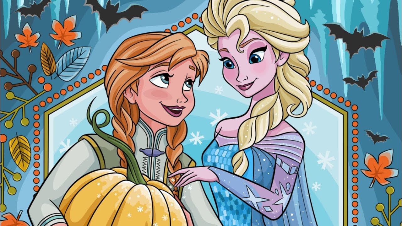 Colorea Frozen Disney Color Frozen Disney - YouTube