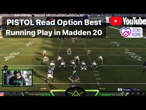 Pistol Read Option Best Running play in Madden 20 - YouTube