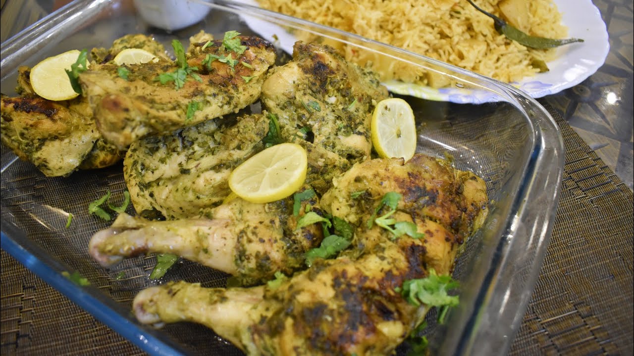 Hara Chicken Tikka | Easy Green Chicken Tikka | Khalida Kitchen | Restaurant Recipe | in Urdu ...
